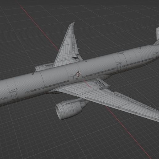 🎲 Boeing 777-300ER for Blender・Free STL File for ・Cults