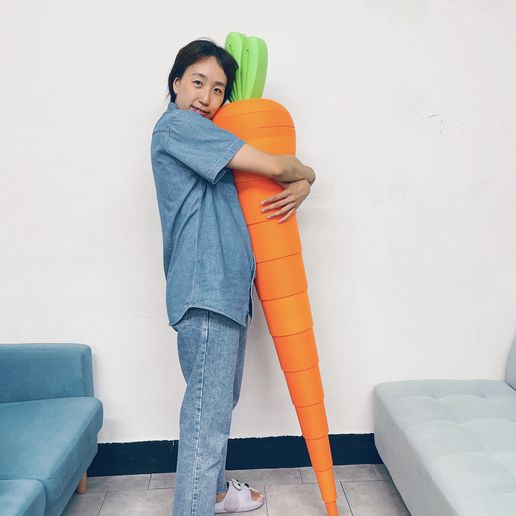 STL file Giant Carrot Fidget Toy 🥕 ・3D printable model to download・Cults