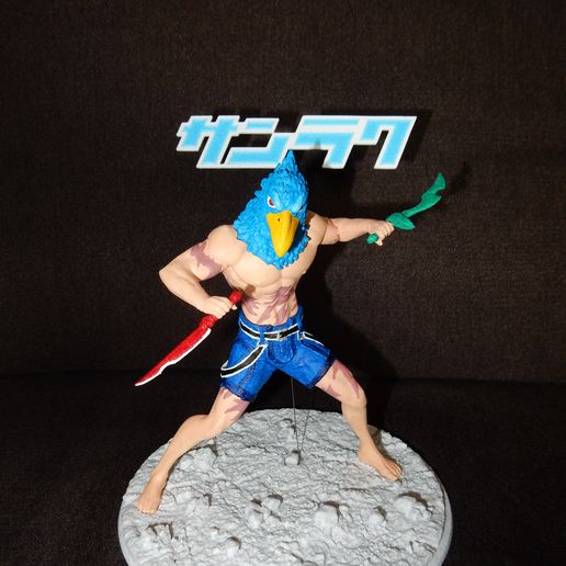 3D print Sunraku -Shangri la frontier-Anime Series-Fan Art • made with ...