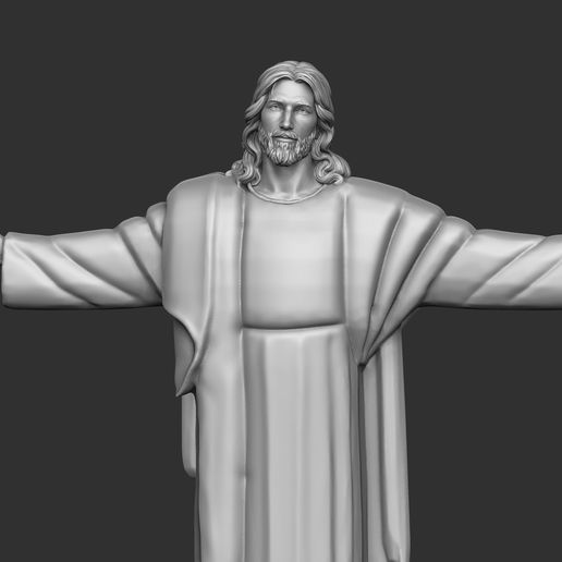 3D file Jesus christ statue ️ ・Design to download and 3D print・Cults