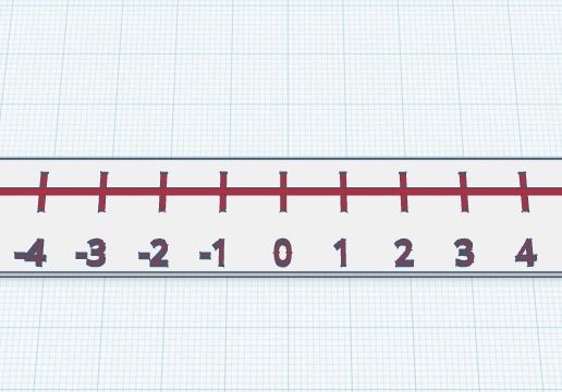 STL file negative - positive ruler / Regla positivo y negativo 📏 ・3D ...