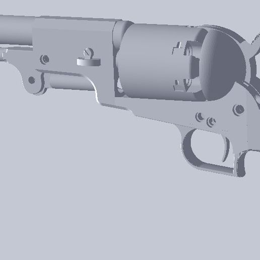 🧢 Colt Dragoon Revolver Cap Gun BB 6mm Fully Functional Scale 1:1・ STL ...