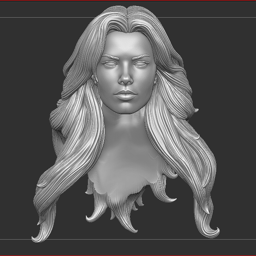 👩 Red Sonja Head sculpting for articulated figures・ OBJ File for 3D ...