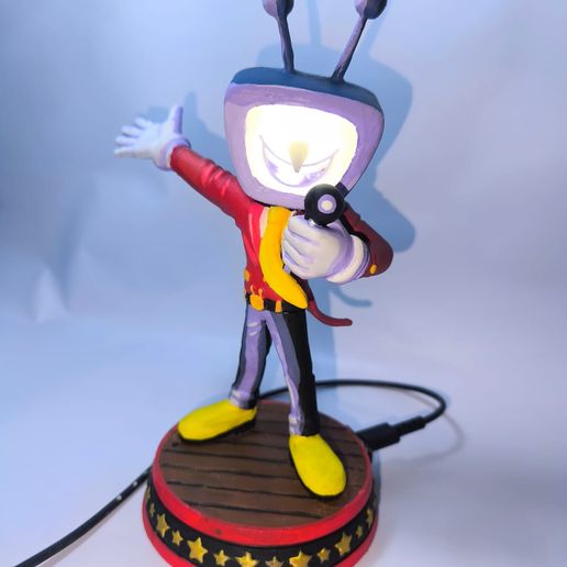 🎮 Mr. Tenna - Deltarune・3D Print with the Sonic mighty 4k 3D printer・Cults