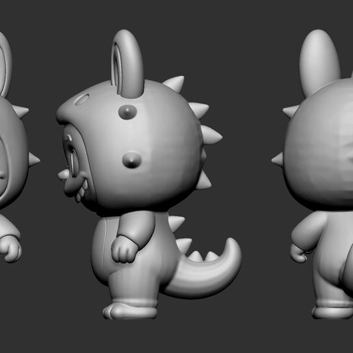 🎨 Labubu 3D Model – Cute Collectible Fan Art STL・ STL File for 3D ...