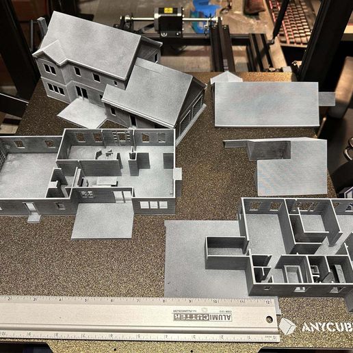 🏠 2 Story A2 Model・ STL File for 3D printing・Cults