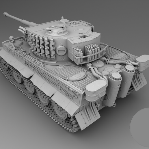 STL file Tiger I 🐅 ・Model to download and 3D print・Cults