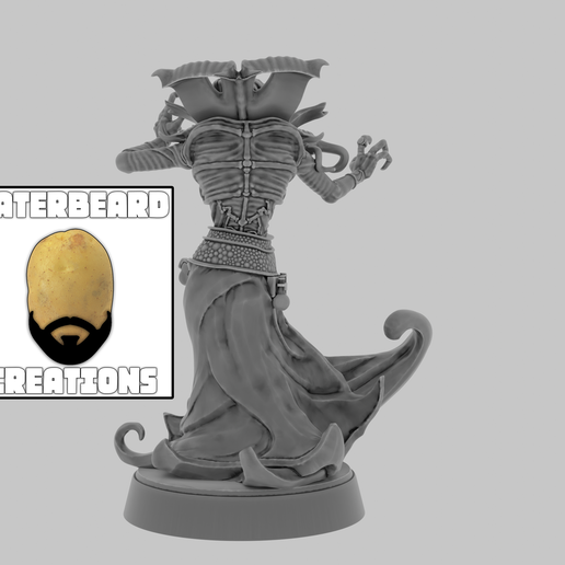 👹 Mind-Flayer・ STL File for ・Cults