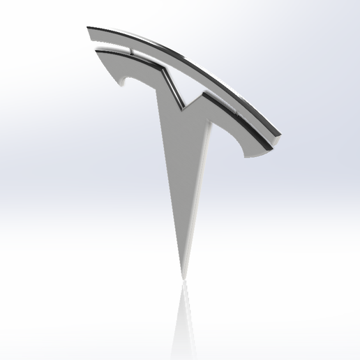 🚗 Tesla Logo・ STL File for 3D printing・Cults