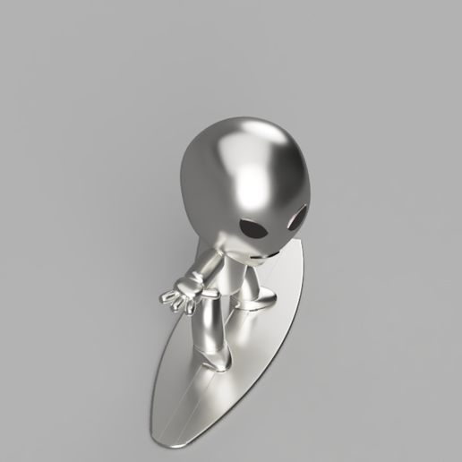 Archivo STL Marvel Comics Mini Silver Surfer (Norrin Radd) 👾 ・Plan ...