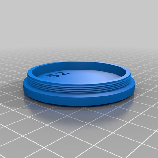 🧢 Screw On Lens Cap・Free 3D File for ・Cults