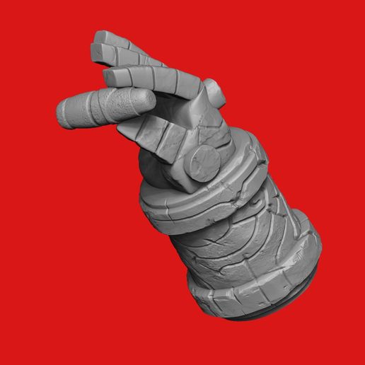 STL file Hellboy arms 🦸‍♂️ ・Template to download and 3D print・Cults