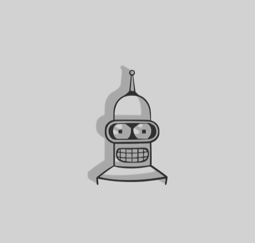 🤖 Decoración Bender - 2D Art・Archivo STL para Impresión 3D y Mecanizado ...