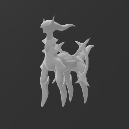 🐉 Arceus 3D Model - Pokémon・ OBJ File for ・Cults