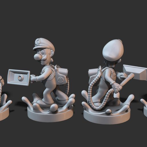 🦸 Gooigi Custom Amiibo - Luigi's Mansion 3・ STL File for 3D printing・Cults
