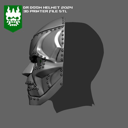 STL file DR DOOM HELMET 3D PRINTER FILE STL 🪖 (OBJ)・3D print design to ...