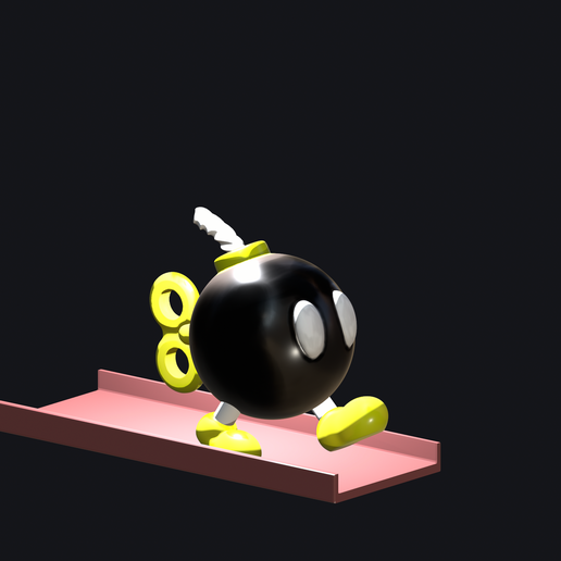 🏢 BOB OMB Incense stick burner,SUPER MARIO BROS・ STL File for ・Cults