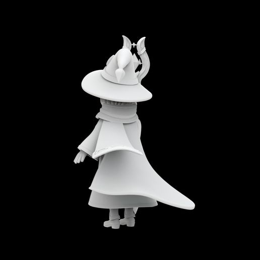 ♀️ Anime Style Female Mage・ STL File for 3D printing・Cults