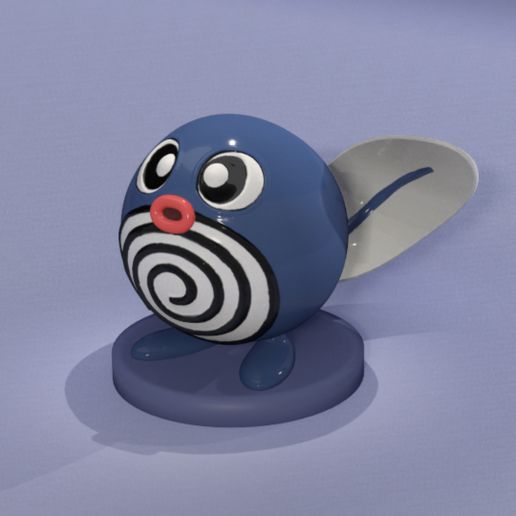🐉 Poliwag・ STL File for 3D printing・Cults