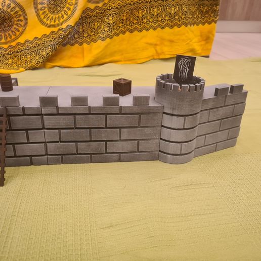 STL file Helm's Deep wall 28 mm scenary 🏰 ・3D printable design to ...