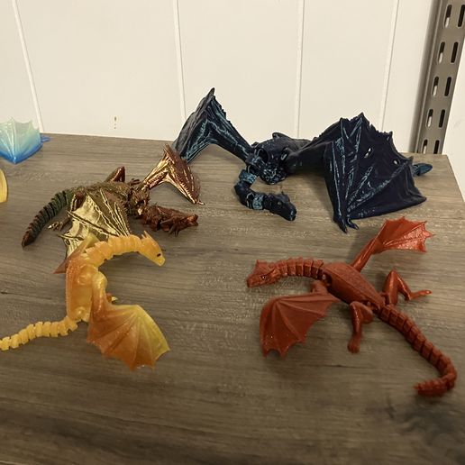🐉 Syrax Dragon・3D Print with the Bambu p1s 3D printer・Cults