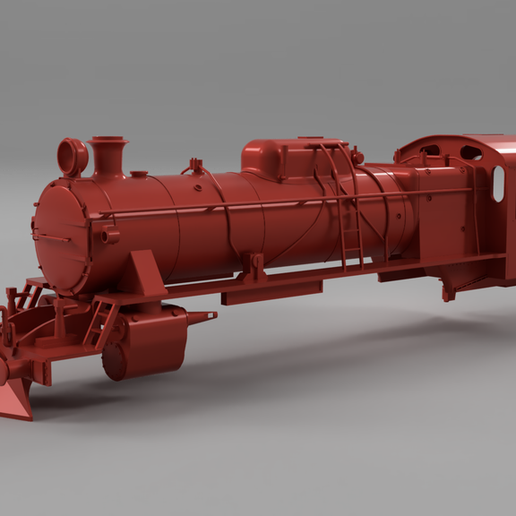 😤 TGR M Class Steam Locomotive version 2・Free 3D File for ・Cults