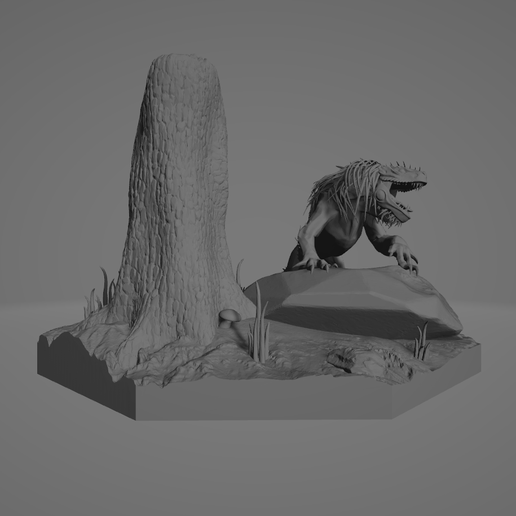 👹 MONSTER HUNTER GREAT JAGRAS FIGURE・ STL File for 3D printing・Cults