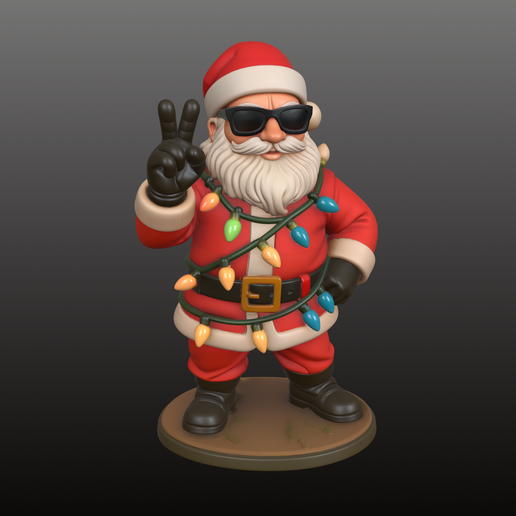 🎅 Santa Claus Anime Boss Stylish 3D STL Model・ STL File for 3D printing ...