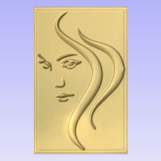 💭 Abstract face・Free STL File for ・Cults