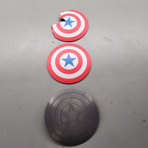 🛡️ Captain America's Indestructible Shield・ STL File for 3D printing・Cults