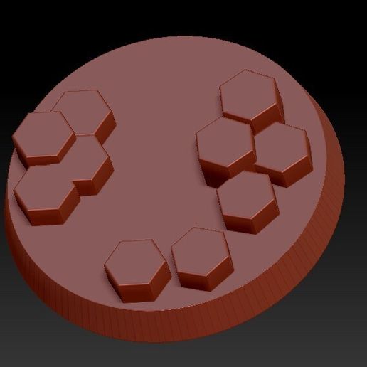🎲 Hexagonal Bases・ STL File for 3D printing・Cults