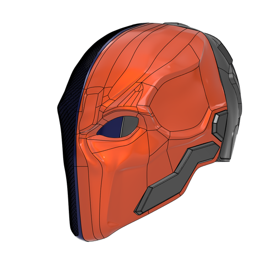 3MF file Deathstroke Helmet 🪖 ・3D printing idea to download・Cults