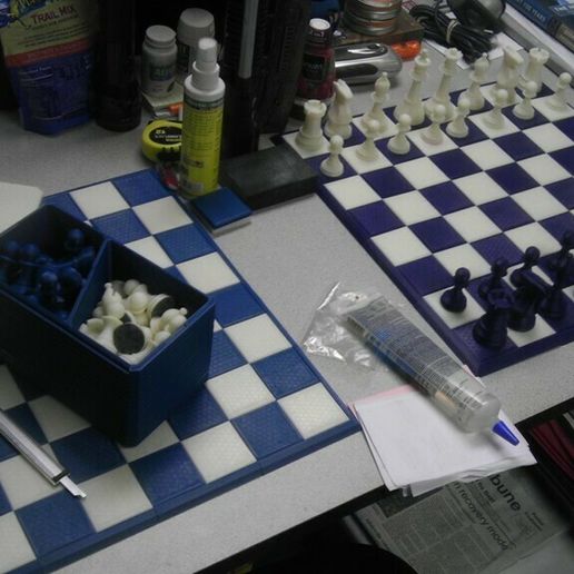 ♟️ 4d-Staunton Full Size Chess Set・Free 3D File for ・Cults