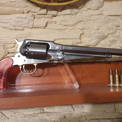Archivo STL Gun / Revolver Stand with eagle or tridem 🔫 ・Modelo para ...