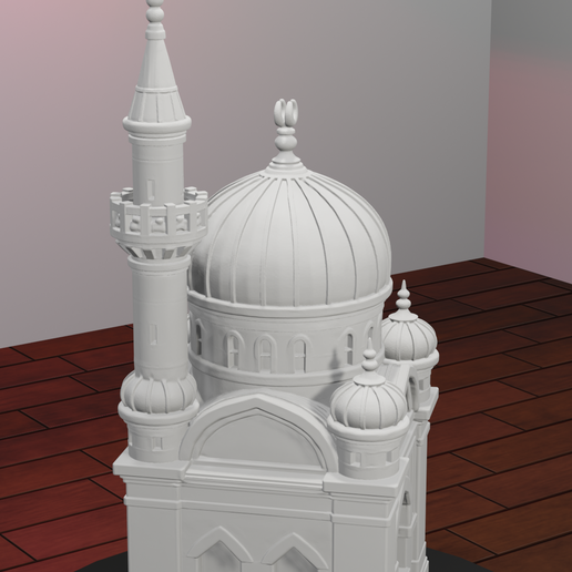 🕌 Mosque Building・Free STL File for 3D printing・Cults