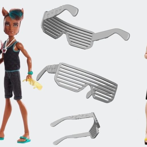 🐺 Jackson Jekyll and Clawd Wolf, Glasses, Monster High.・ STL File for ...