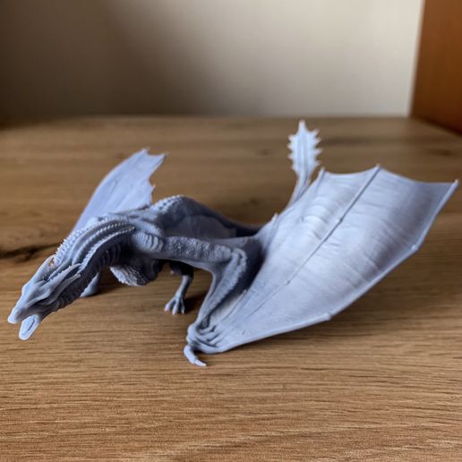 🐉 Syrax dragon fan art - pre supported - FREE model・Free STL File for ...
