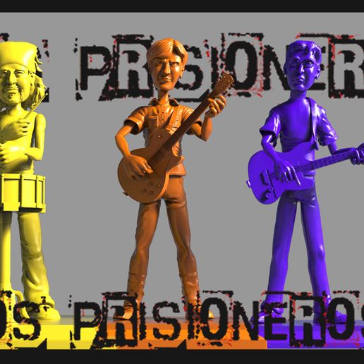 STL file THE PRISONERS 🧸 ・Template to download and 3D print・Cults