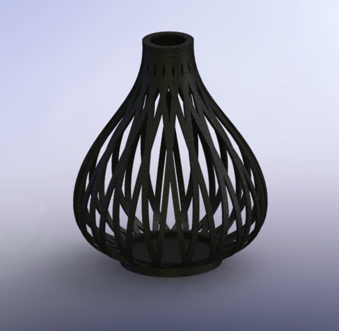 Free STL file Modern Geometric 3D Printable Vase - Stylish Home Decor 🏺 ...