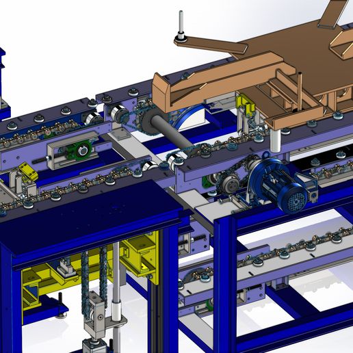 🧞‍♂️ industrial 3D model Assembly line・ 3D File for ・Cults