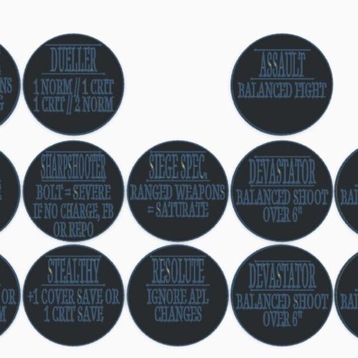 🎲 Kill Team 2024 - Angels Of Death Tokens & Token Holder・ STL File for ...