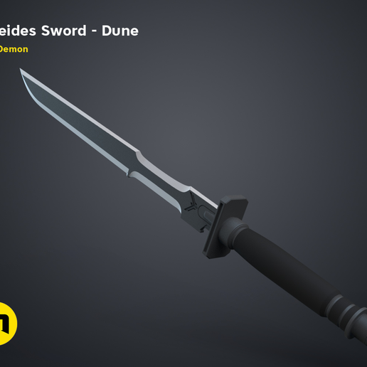 🗡️ Atreides Sword 1 – Dune・ 3D File for ・Cults