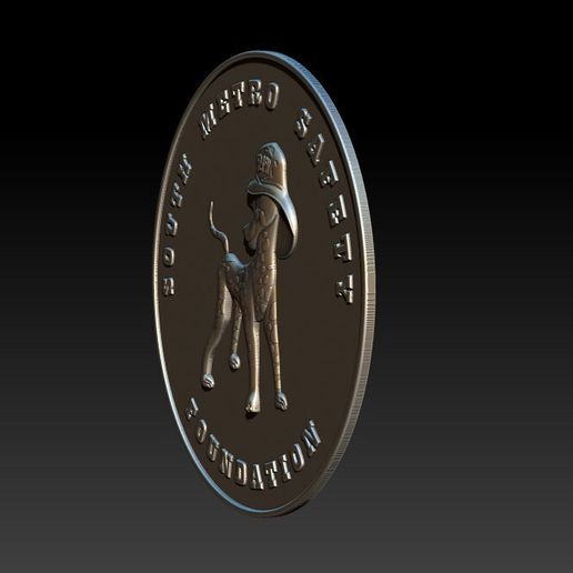 🐕 3D STL Bas-Relief Dog Emblem・ 3D File for 3D printing and CNC ...