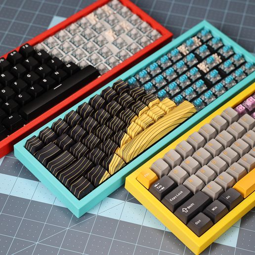 ⌨️ WIN68HE Keyboard Case・Free 3MF File for 3D printing・Cults