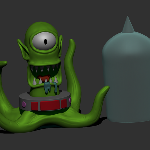 👽 Kodos・ STL File for ・Cults