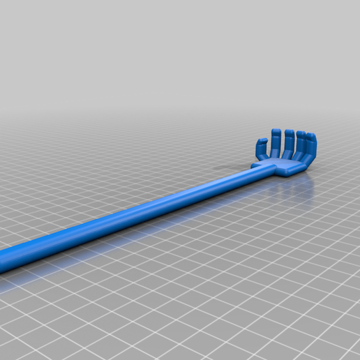 🔙 Back Scratcher Hand・Free STL File for ・Cults