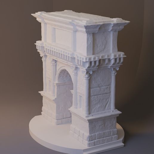 🏗️ Arch of Titus for aquariums・ STL File for 3D printing・Cults