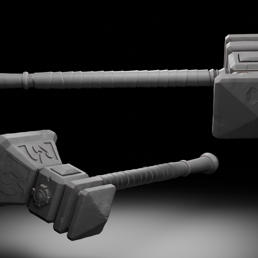 🔨 Hammer of the Lightbringer - World of Warcraft・ STL File for 3D ...
