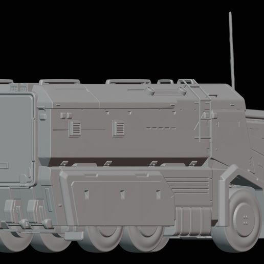 🚗 Cyberpunk Militech Behemoth・ STL File for 3D printing・Cults