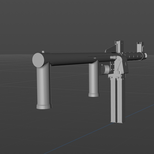 STL file German Erma EMP44 submachine gun digital model material 🔫 ・3D ...